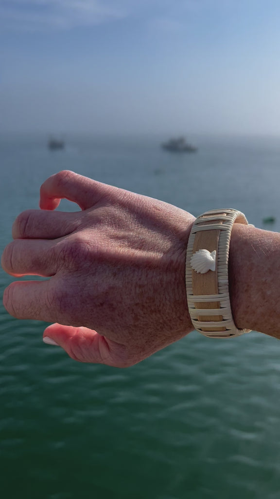 3/4” Nantucket Scallop Cuff Bracelet – Fisher Nantuckets