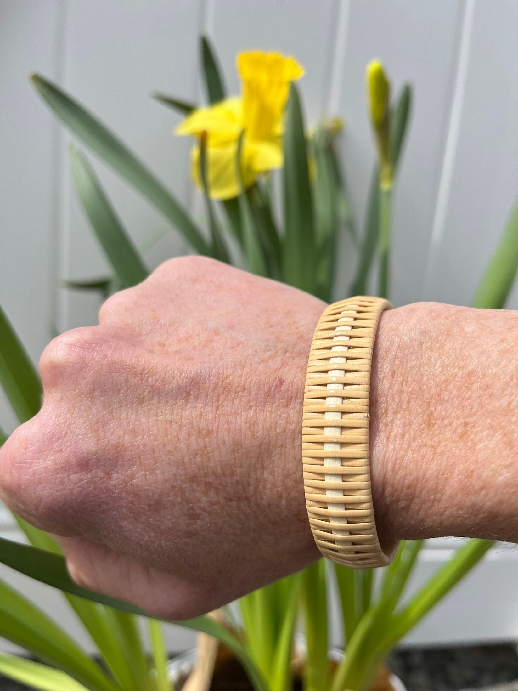 1/2” Stripe Cuff with Corian End Caps – Fisher Nantuckets