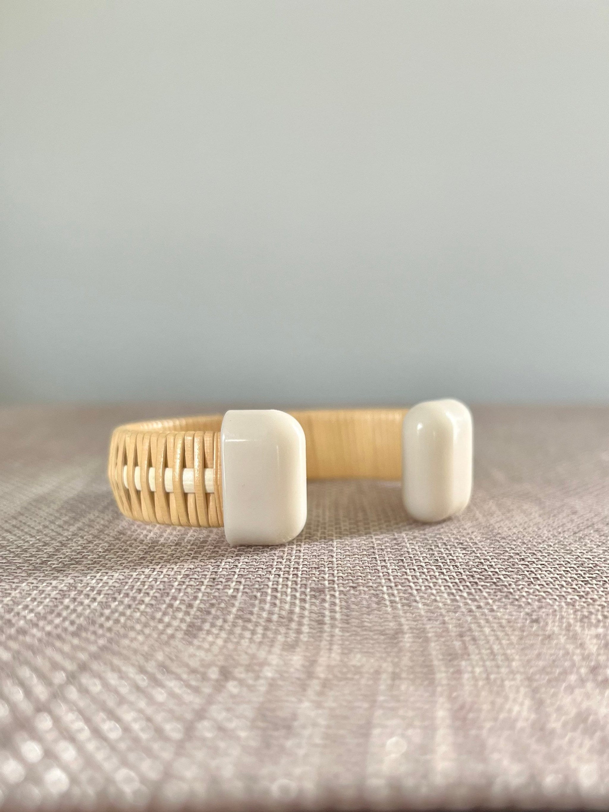 1/2” Stripe Cuff with Corian End Caps – Fisher Nantuckets